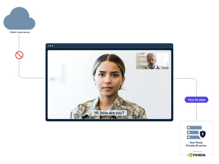 Discover the advantages of private self-hosted AI for secure video meetings